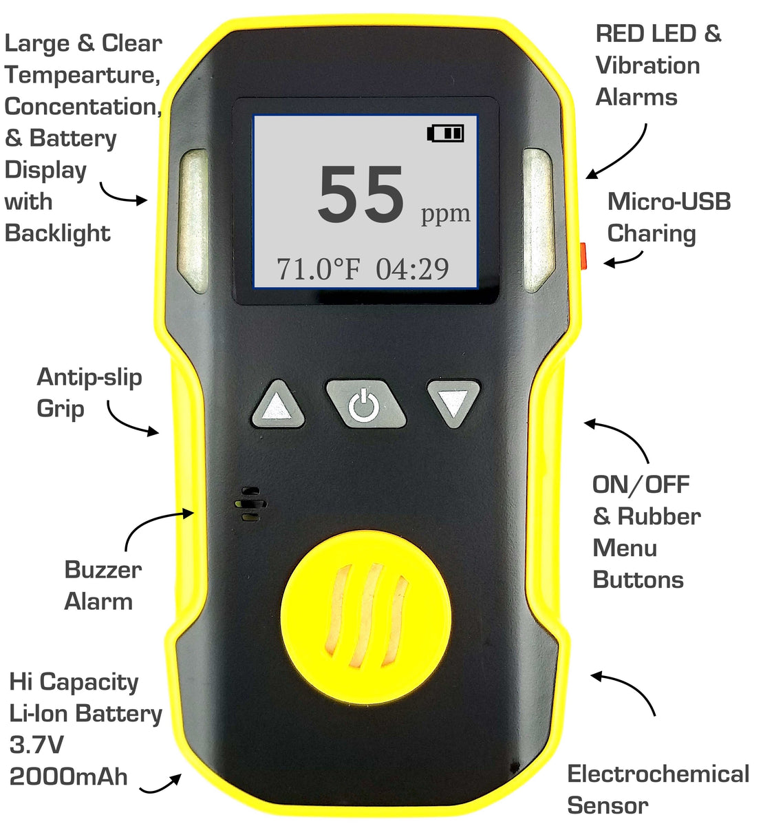 Ozone Meter | High-Range 100 ppm | USA NIST Calibration – Forensics ...