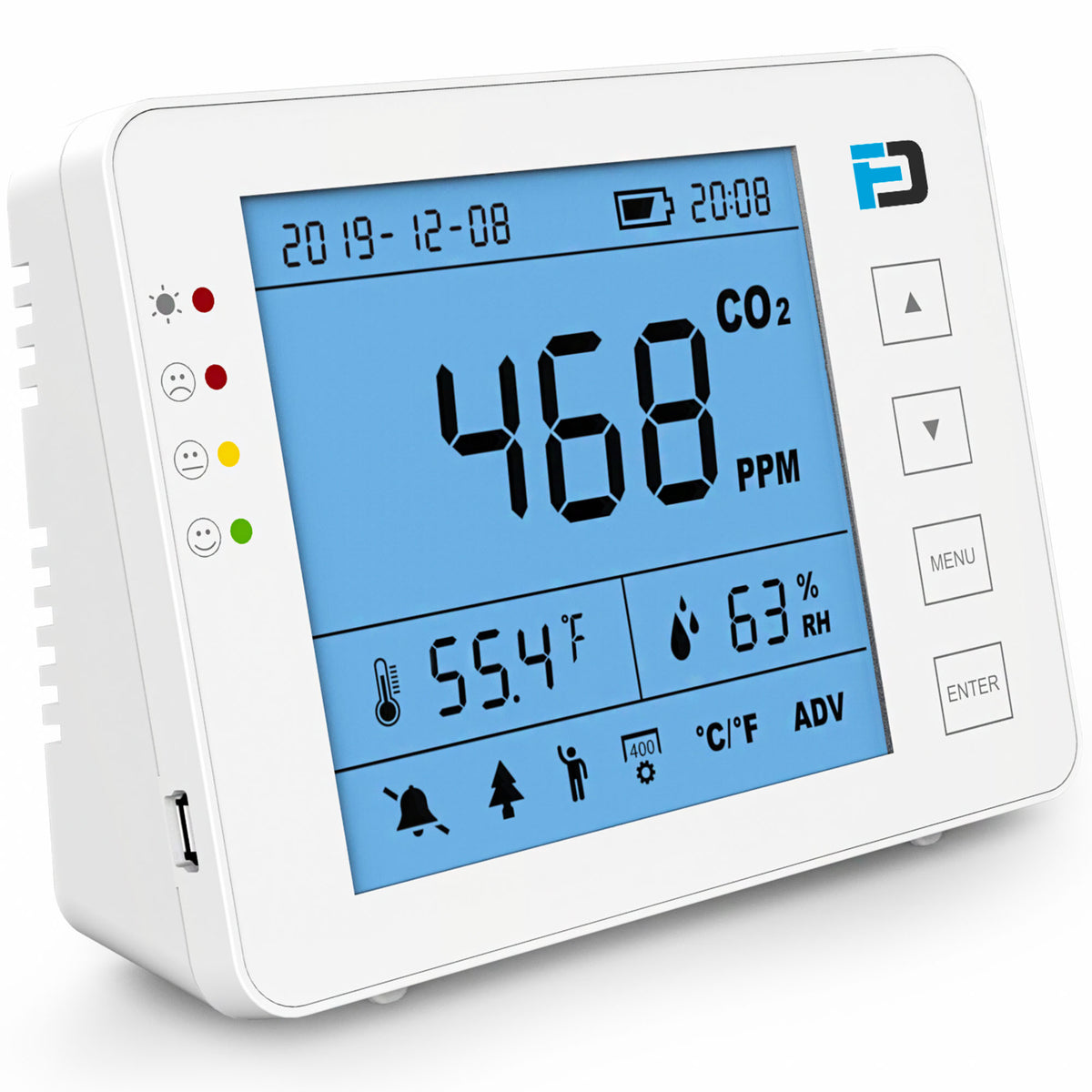 CO2 Monitor and Carbon Dioxide Meter