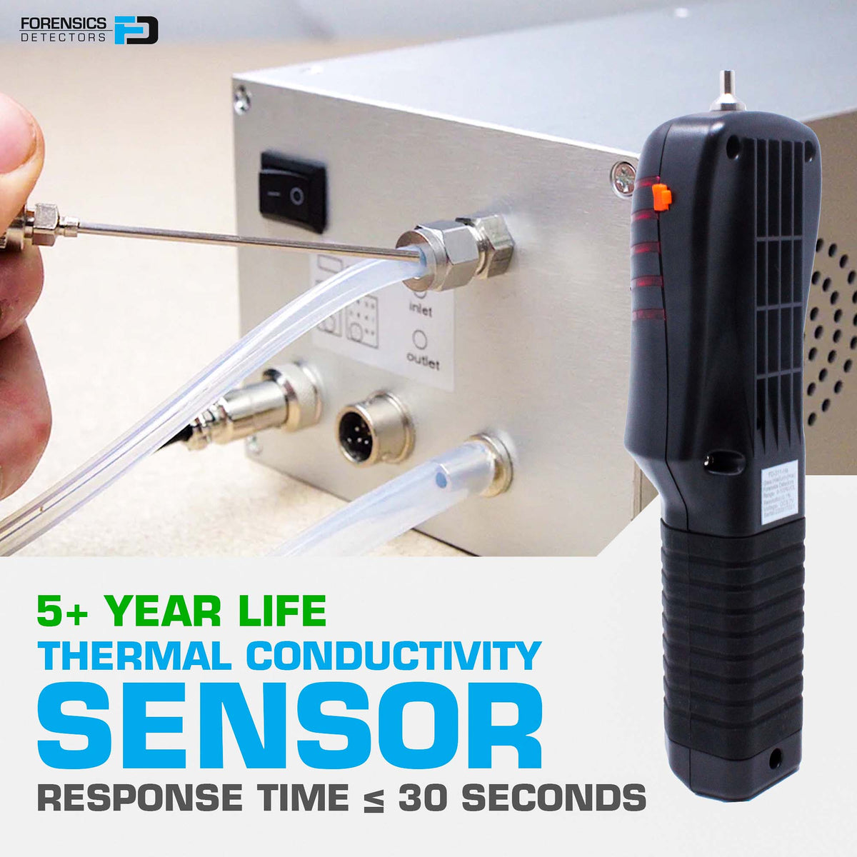 Helium Analyzer | Leak 0-100% | USA NIST Calibration