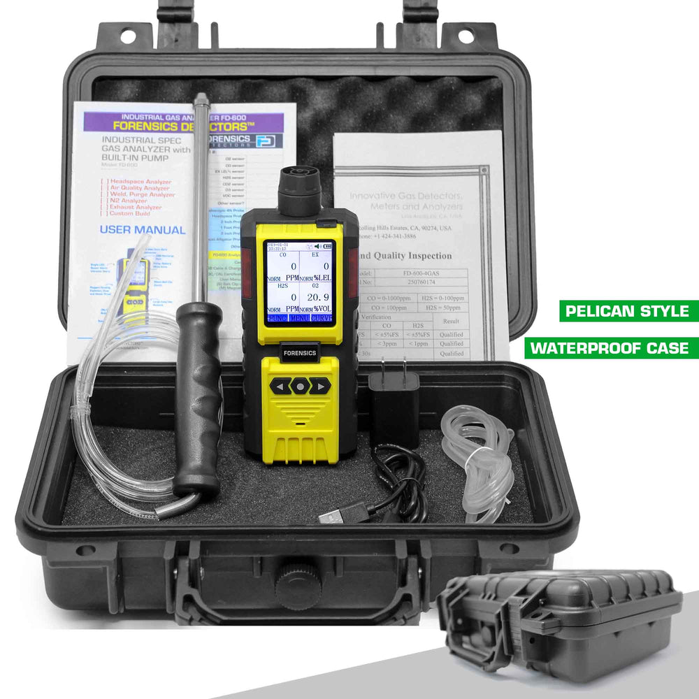 4 Gas Analyzer with USA NIST Calibration