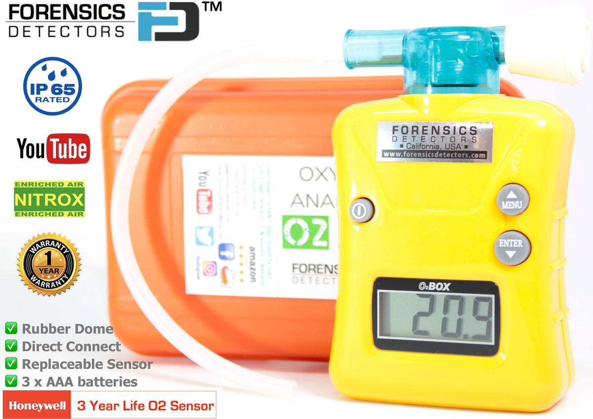 OXYGEN Analyzer | Scuba Diving | 0 - 100% | – Forensics Detectors